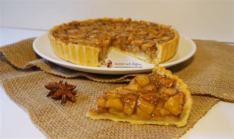 TARTA VEGANA CU MERE SI SCORTISOARA Un Desert Crocant Si Delicios