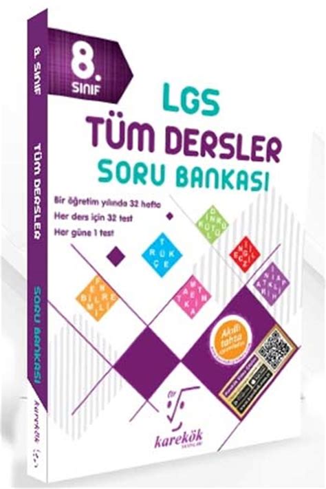Karekök Yayınları 8 Sınıf LGS Tüm Dersler Soru Bankası
