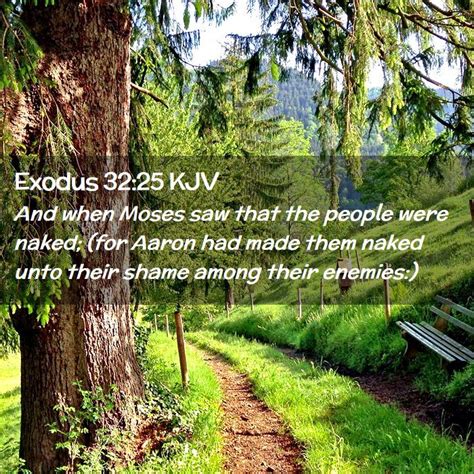 Exodus 32 25 KJV Bible Verse Images