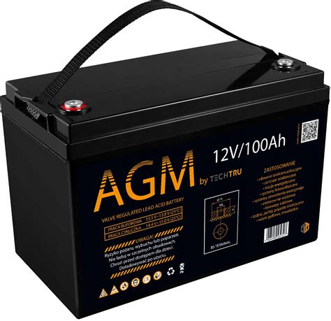 AKUMULATOR AGM Do UPS Magazyn Energii 12V 100Ah Sklep Opinie Cena W