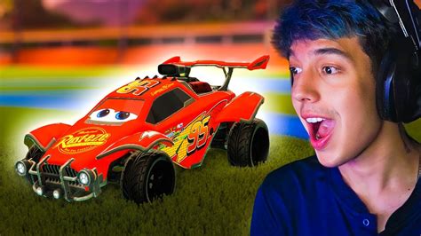 JUGANDO ROCKET LEAGUE CON EL RAYO MCQUEEN YouTube