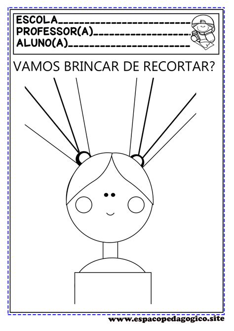 LINDAS ATIVIDADES PARA RECORTAR COLORIR E BRINCAR ESPAÇO PEDAGÓGICO