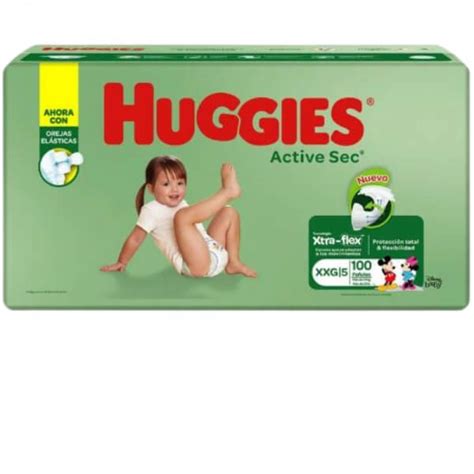Gemelines PAÑALES HUGGIES ACTIVE SEC XXG 100