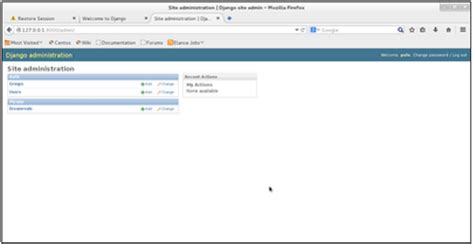 Django Admin Interface