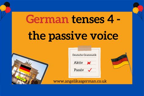German Tenses 4 The Passive Voice