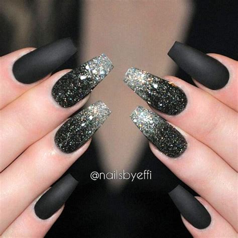 Matte Black Nails Designs That Will Make You Thrilled Black Nails