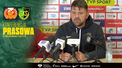 GKS TV Konferencja Prasowa Po Meczu W Pruszkowie YouTube