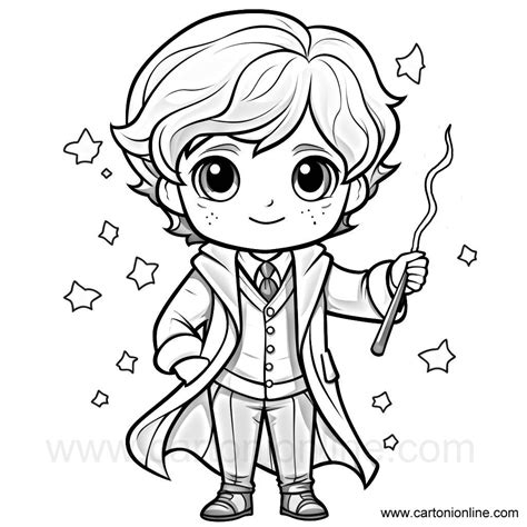 Desenho 10 De Ron Weasley Para Colorir