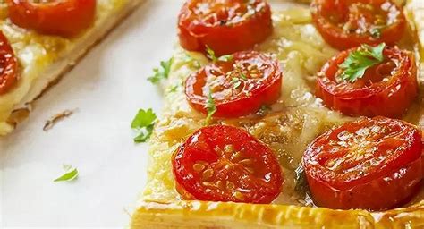 Tarte aux tomates cerises et parmesan découvrez cette recette qui