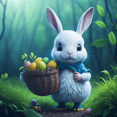 Ai Generiert Hase Eier Kostenloses Bild Auf Pixabay