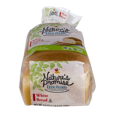 Nature S Promise Bread White 24 Oz Instacart
