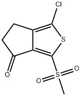 4H Cyclopenta C Thiophen 4 One 1 Chloro 5 6 Dihydro 3 Methylsulfonyl