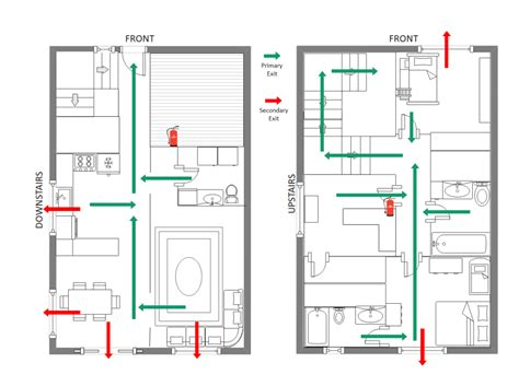 Free Editable Fire Escape Plan Examples Templates EdrawMax