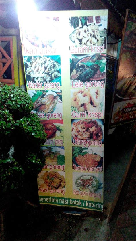 Carta del café Ikan Bakar Relish Malang