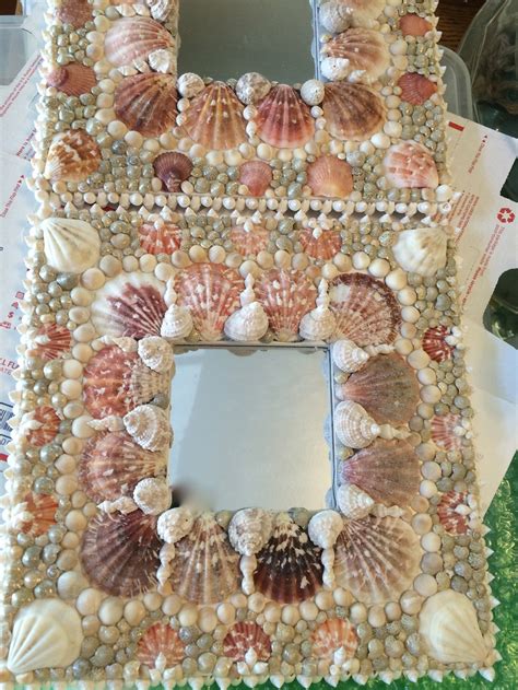 Handmade Seashell Mirror Decorative Shell Mirror Etsy