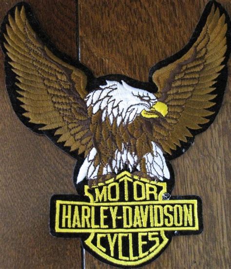 Vintage Harley Davidson Patch Large By Davincisattic On Etsy