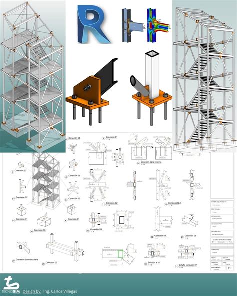 Modelado de estructuras metálicas con REVIT Tecnobim Escuela