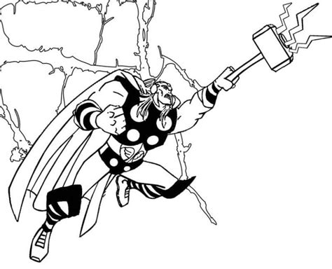 Disegni Di Thor Da Colorare 110 Immagini Per La Stampa Gratuita