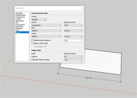 Dimensions Displayed Without Units Tutorials SketchUp Community