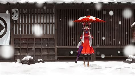 Hakurei Reimu Reimu Hakurei Touhou Hd Wallpaper By