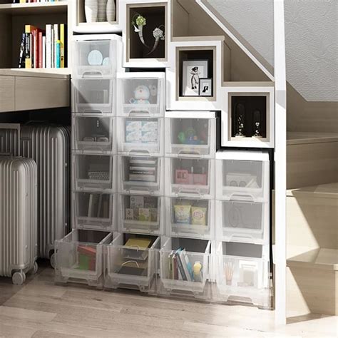 Tour De Rangement Plastique 5 Tiroirs Casier De Rangement Avec
