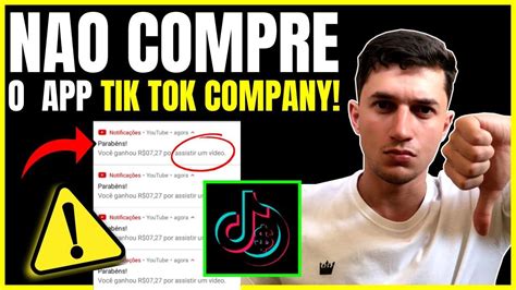 TIK TOK COMPANY PAGA MESMO GANHEI DINHEIRO O Tik Tok Company