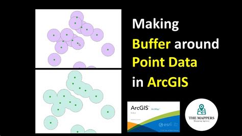 How To Make Buffers To Point Data In ArcGIS One Minute GIS Tutorial