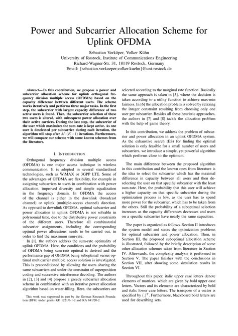 pdf power and subcarrier allocation scheme for uplink ofdma