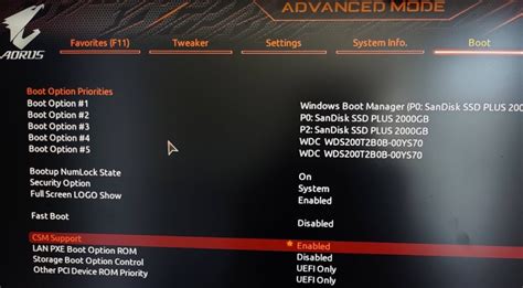 Enable Secure Boot Windows 11