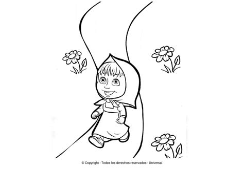 Los Mejores Dibujos De Masha Y El Oso Para Colorear Todo Para Colorear