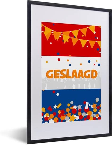 Fotolijst Incl Poster Spreuken Quotes Geslaagd Confetti