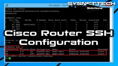 how to enable and configure ssh on cisco router cisco router ssh