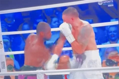 Daniel Dubois Lands Illegal D Shot On Oleksandr Usyk And Floors