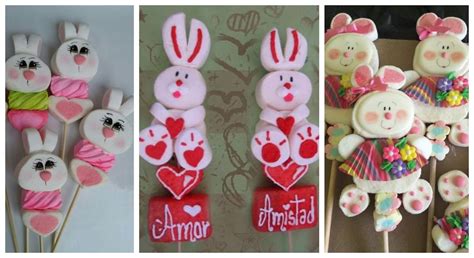 Haz Conejitos con bombones para vender o regalar en san valentín
