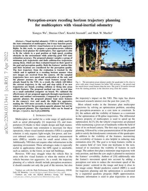 pdf perception aware receding horizon trajectory planning for multicopters with visual
