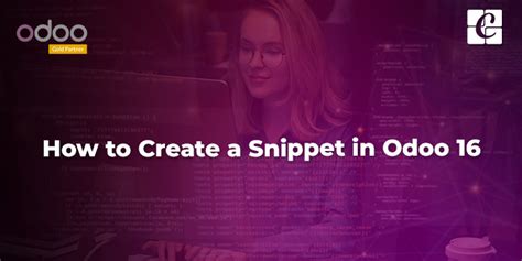 How To Create A Snippet In Odoo