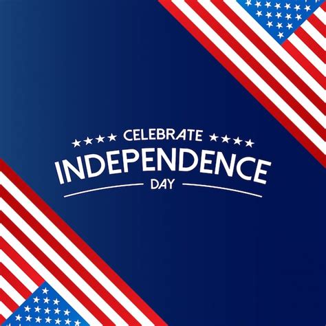 USA Unabhängigkeitstag Premium Vektor