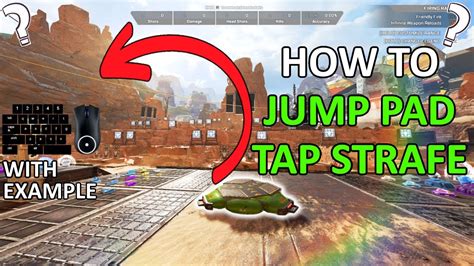 How To Jump Pad Tap Strafe Basic Explanation Demonstration Apex
