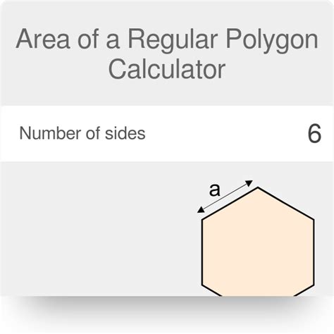 Area Of A Regular Polygon