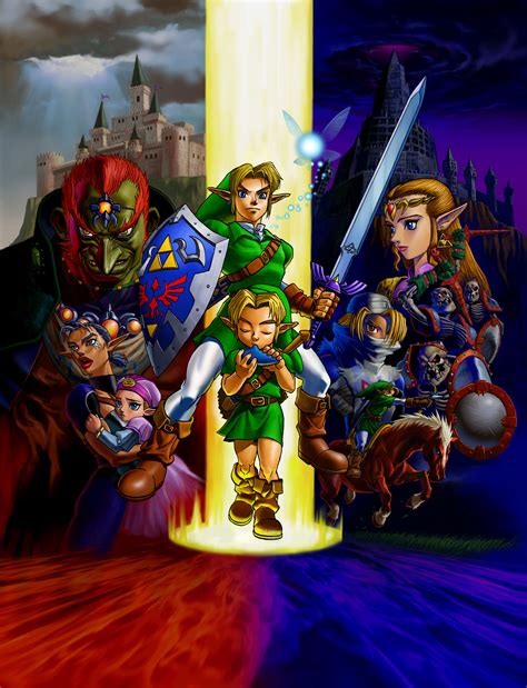 Ocarina Of Time Official Art Better Than Ever Zelda Universe