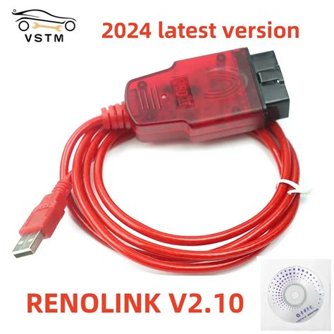 2024 Renolink V2 10 OBD2 Cable For Renault Car Auto Tool Professional