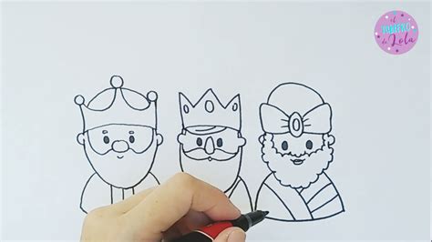 Gu A Paso A Paso C Mo Dibujar A Los Reyes Magos De Forma F Cil Y