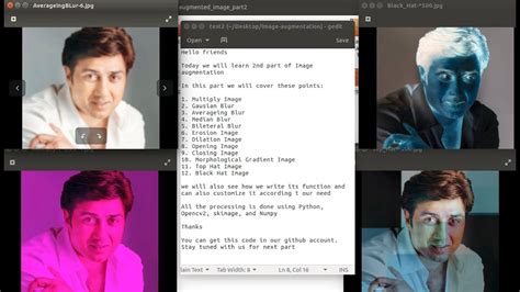 image augmentation data preparation technique using python opencv skimage part 2 youtube