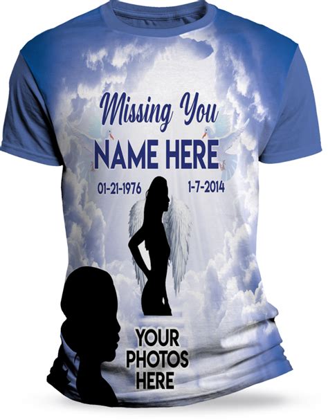 Custom Memorial T Shirt We Print 101