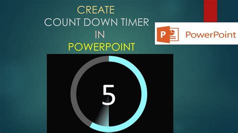 How To Create A Count Down Timer In Power Point Timer In Ppt Timer