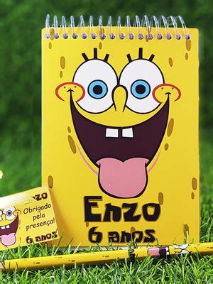 Lembrancinhas Bob Esponja Lapis Compre Produtos Personalizados No Elo