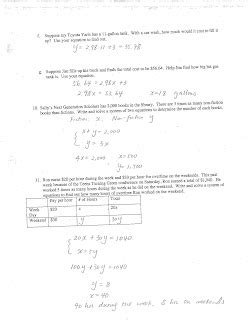 Jiazhen S Algebra I Chapter Test Review Sheet Answers