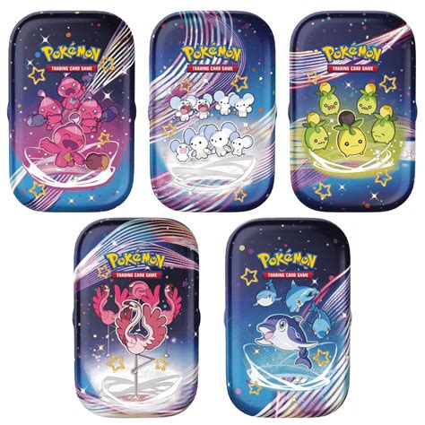 Pokémon TCG Paldean Fates Mini Tin Set of 5 Release 02 09 24