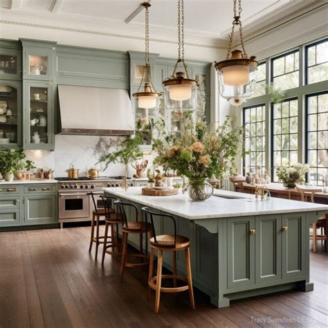 31 Green Kitchen Cabinet Ideas From Sage To Olive Modern Kitchen