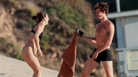 Shawn Mendes Strips Down To Underwear With Possible New Girlfriend In